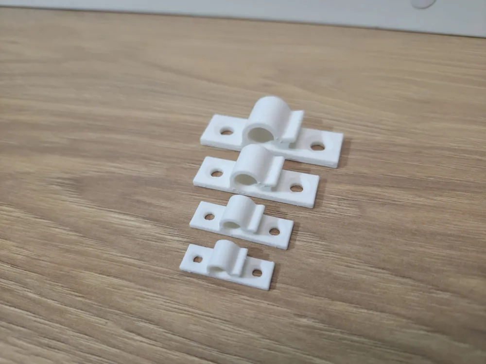 Strong cable clips V2 - Free 3D Print Model - MakerWorld