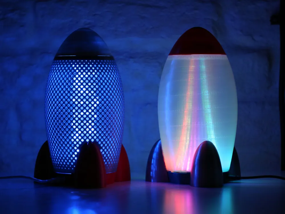Rocket Lamp by Printednest - MakerWorld