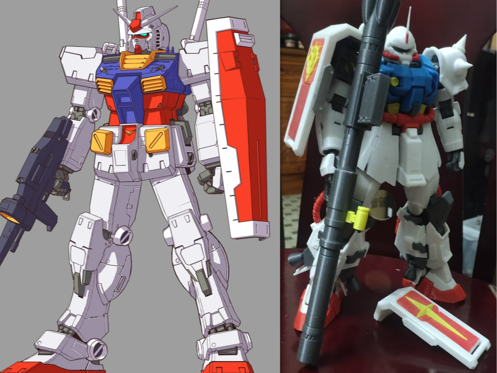 Zaku 002, original color scheme by user_394230284 MakerWorld: Download ...