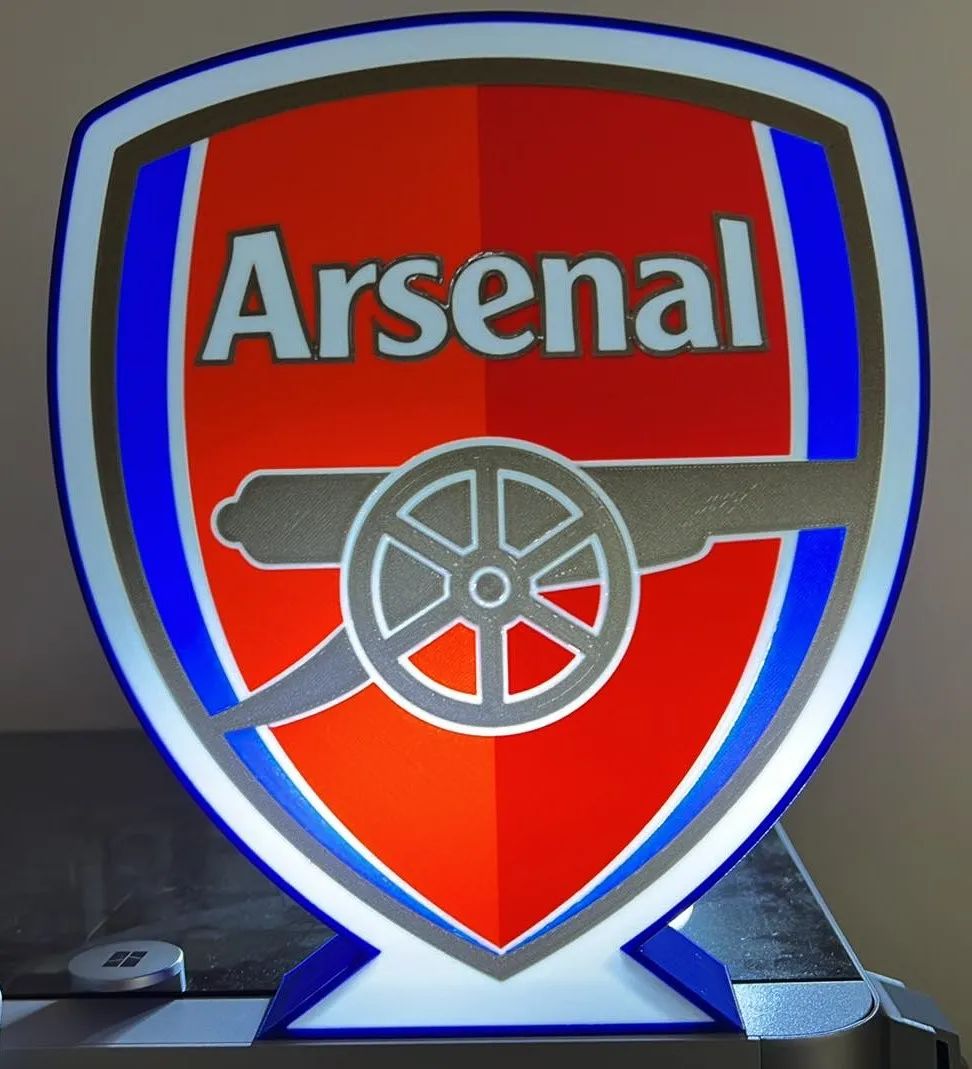 EPL - Arsenal Lightbox by Jandaa - MakerWorld