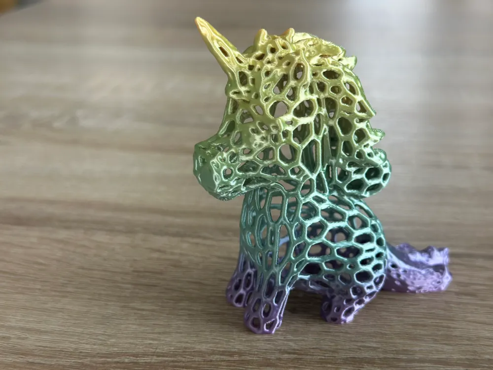 Beautiful voronoi unicorn by kisik20_CZ - MakerWorld