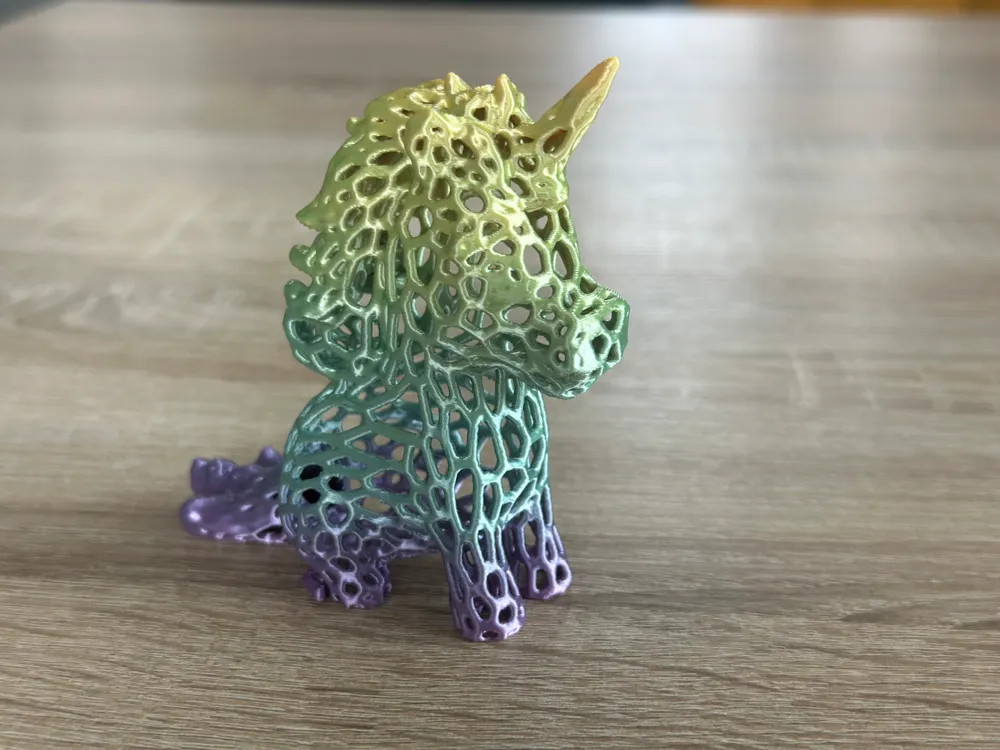 Beautiful voronoi unicorn by kisik20_CZ - MakerWorld
