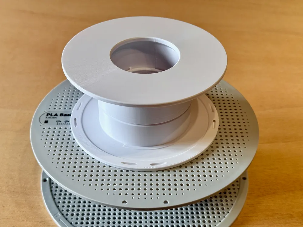 Small Bambu Lab Spool Remixed by Oscar Marcelo MakerWorld: Download ...