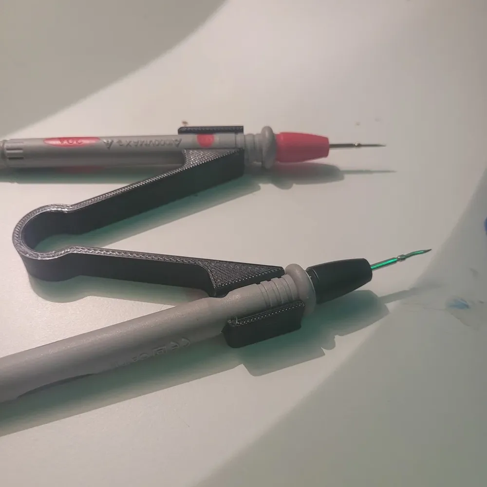 Multimeter tweezer 10mm for probes - Free 3D Print Model - MakerWorld