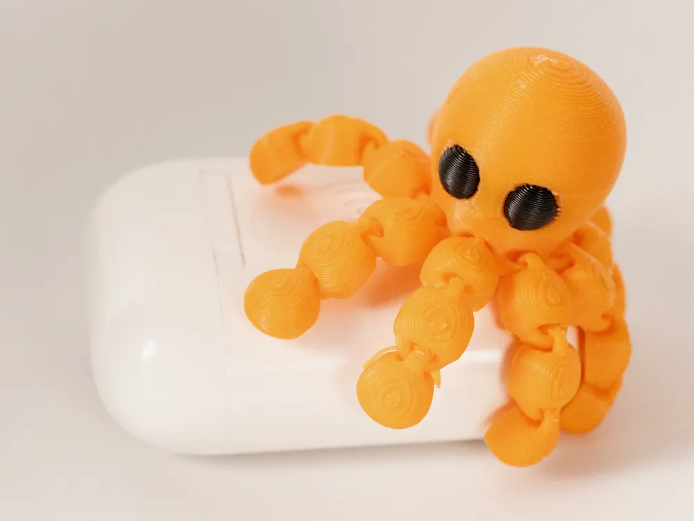 Mini Octopus – Articulated & Keychain - Free 3D Print Model - MakerWorld