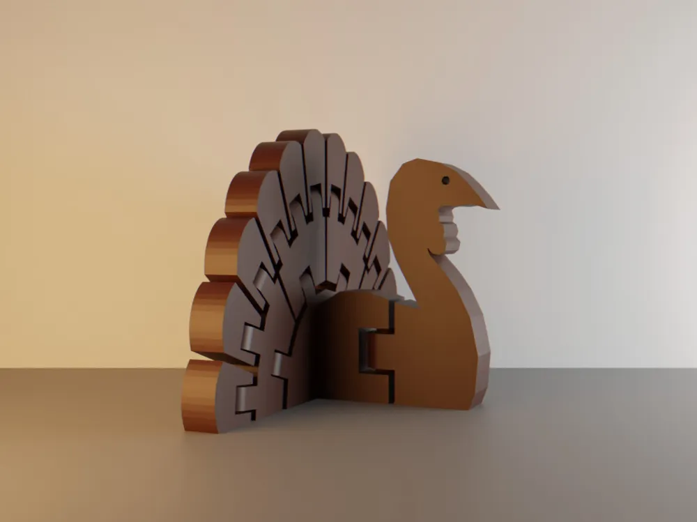 Flexi / articulated Turkey by EverythingWargaming - MakerWorld