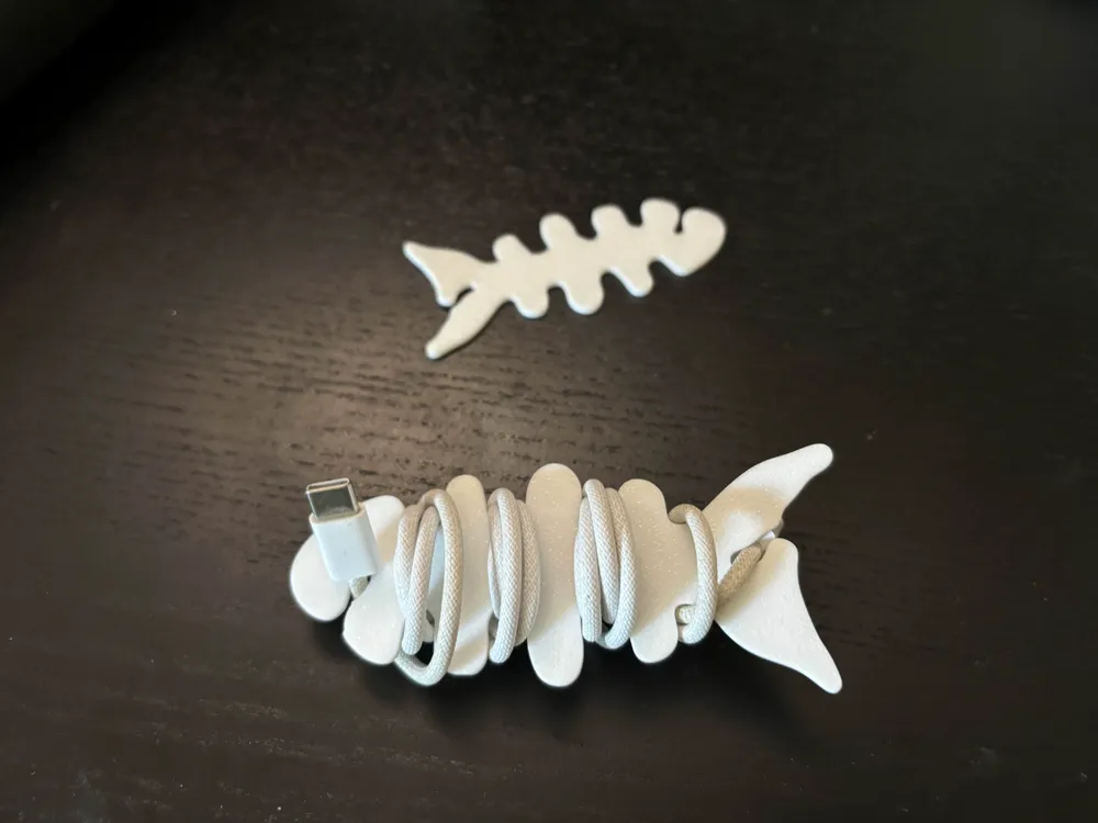 Fishbone cable Winder by Linus - MakerWorld