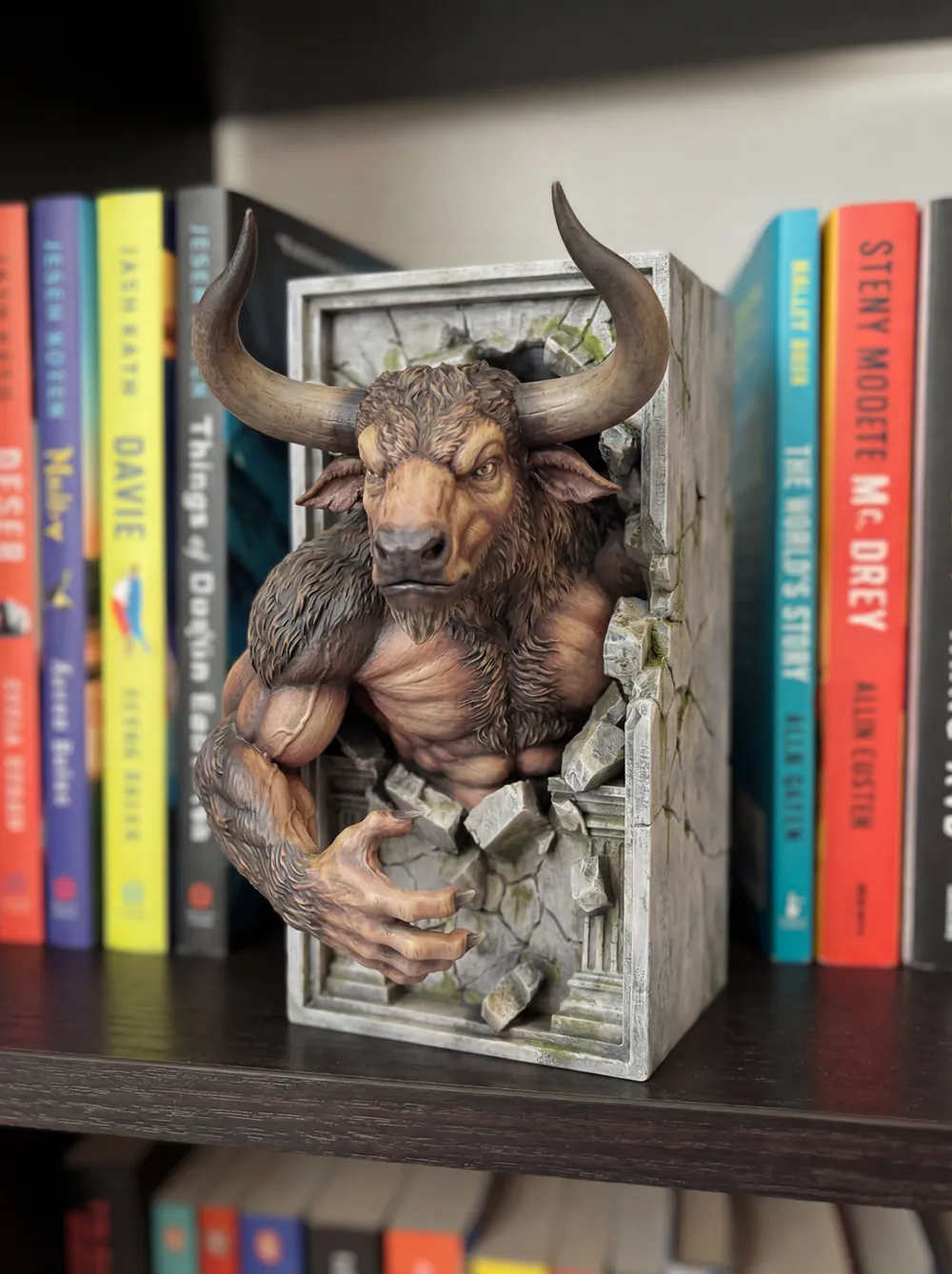 Book Nook Fantasy– Minotaur, Frankenstein & Dragon - Free 3D Print ...