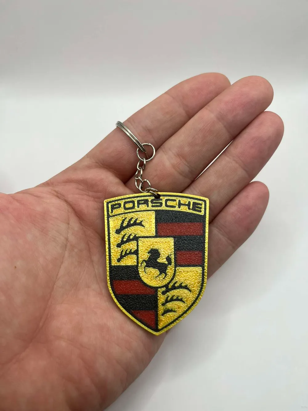 Porsche Logo Keychain by Messy Productions - MakerWorld