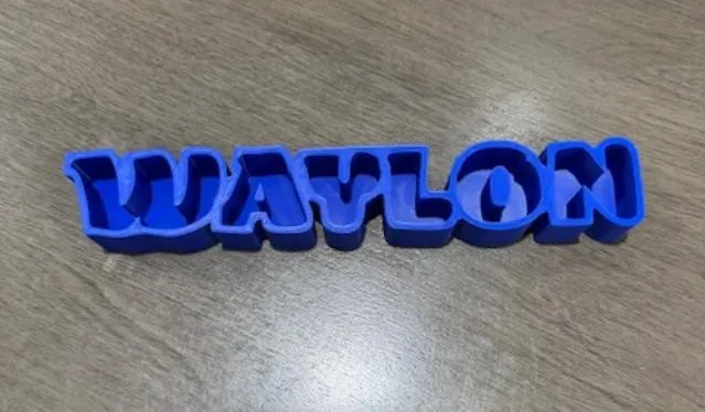 Waylon name plate - Free 3D Print Model - MakerWorld