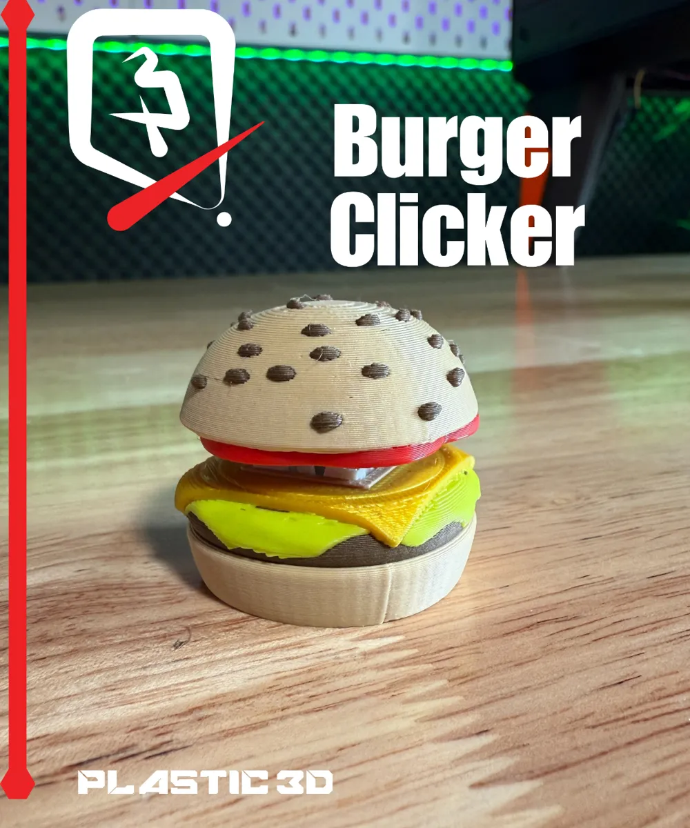 Burger Clicker by Plastic3D MakerWorld: Download Free 3D Models