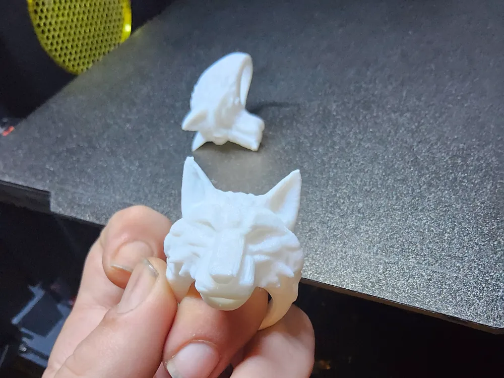 Feline Wolf Ring by T&T Production - MakerWorld