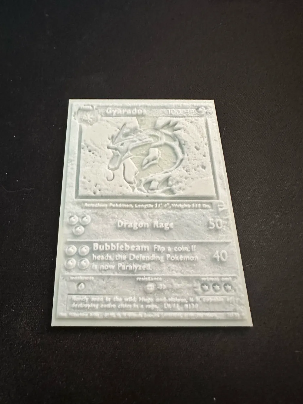 Gyarados Pokemon Card Lithophane by thatguy08 - MakerWorld
