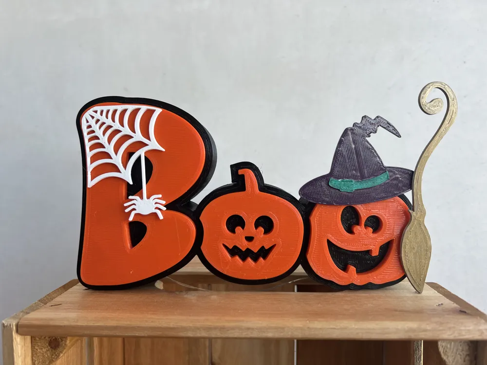 Halloween Boo Sign by MEAF designs - MakerWorld
