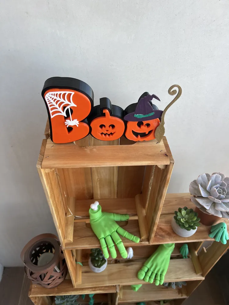 Halloween Boo Sign by MEAF designs - MakerWorld