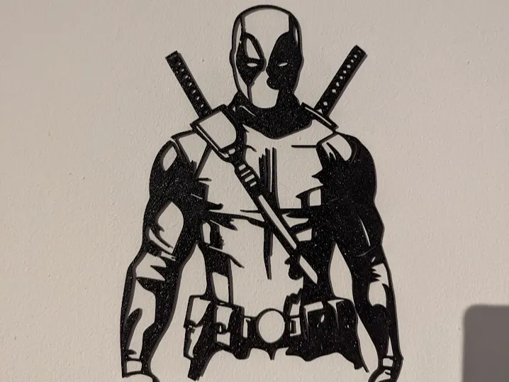 Deadpool Silhouette Ai Generated. by Chao226 - MakerWorld