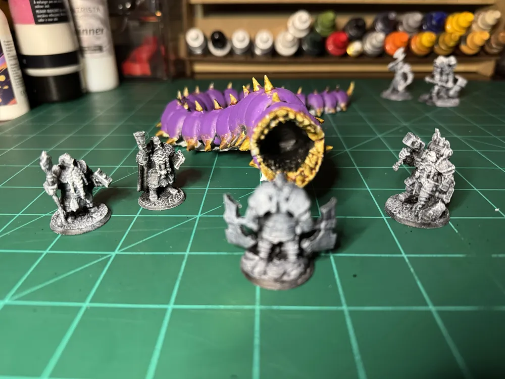 Dwarf Party: Art, Bard, Fight, RuneS DnD PF Mini by PlayerX MakerWorld ...