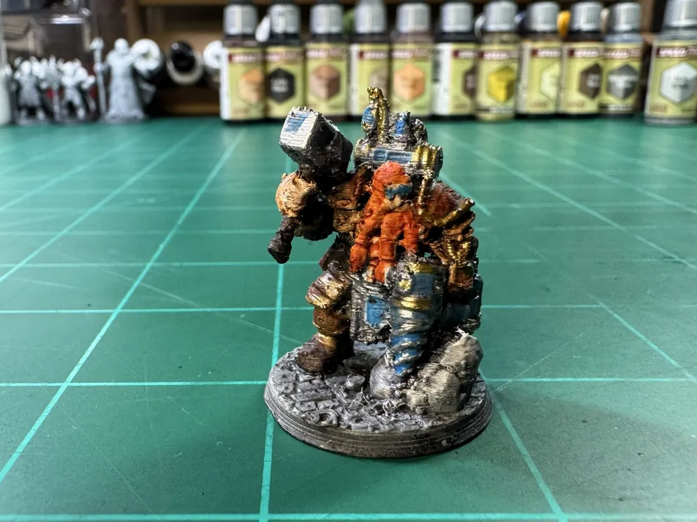 Dwarf Party: Art, Bard, Fight, RuneS DnD PF Mini by PlayerX MakerWorld: Download Free 3D Models