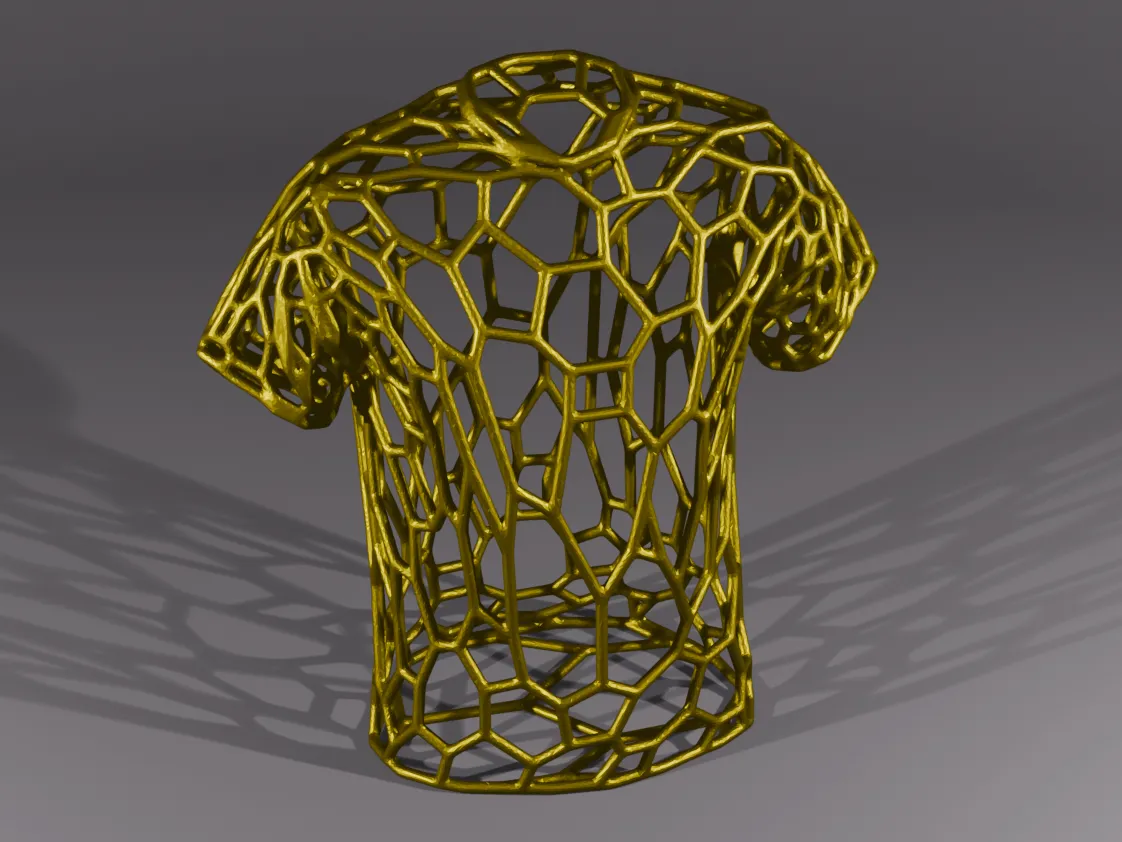 T-shirt Voronoï - Modèle d'Impression 3D Gratuit - MakerWorld