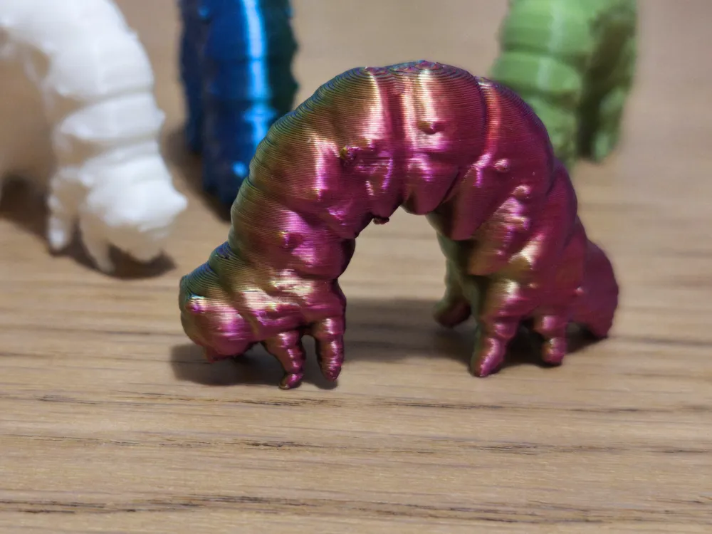 Realistic caterpillar by Creatività in 3D MakerWorld: Download Free 3D ...