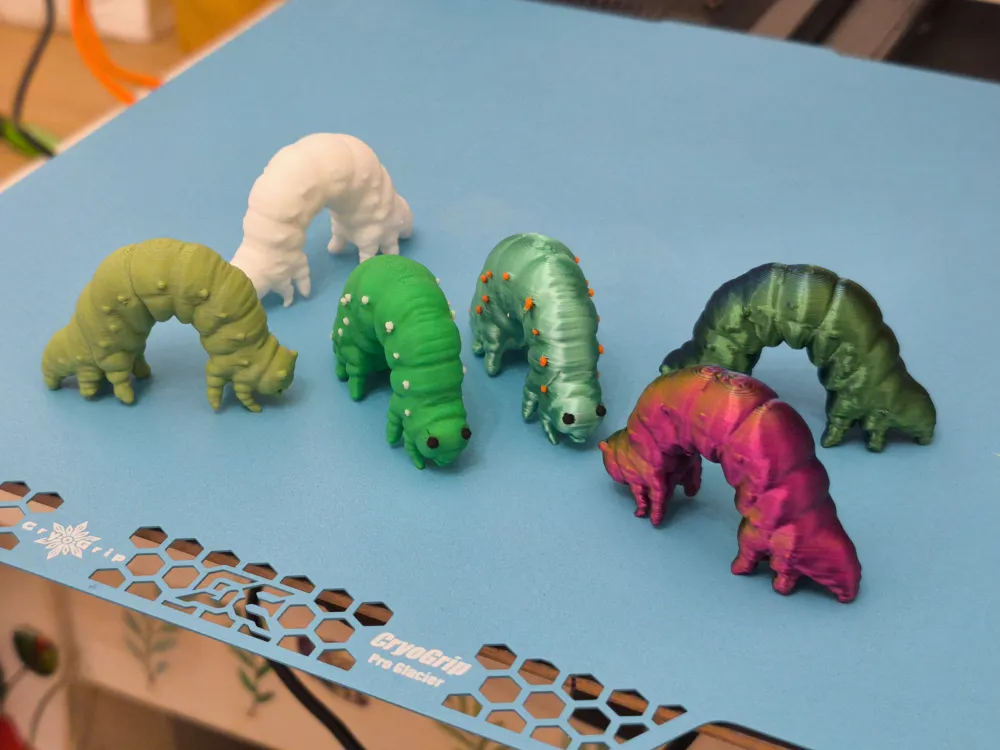 Realistic caterpillar by Creatività in 3D MakerWorld: Download Free 3D ...