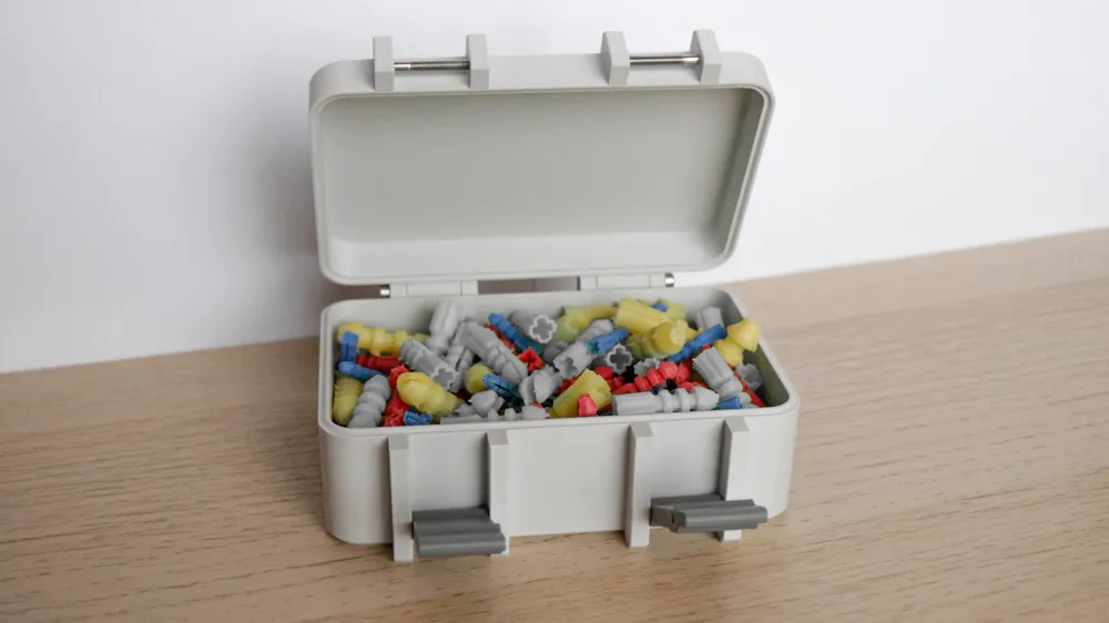 Snap-Lock Storage Box | 3D Printable Toolbox - Free 3D Print Model ...
