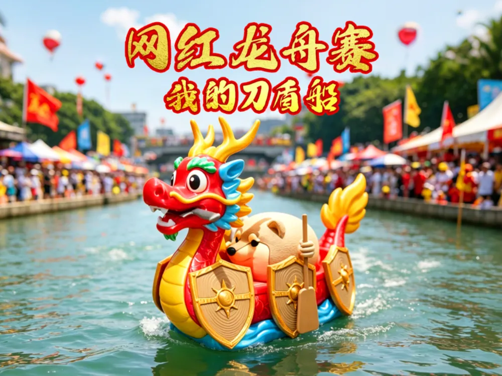 My Saber-Shield Boat for the Viral Dragon Boat Race, Dragon Boat ...