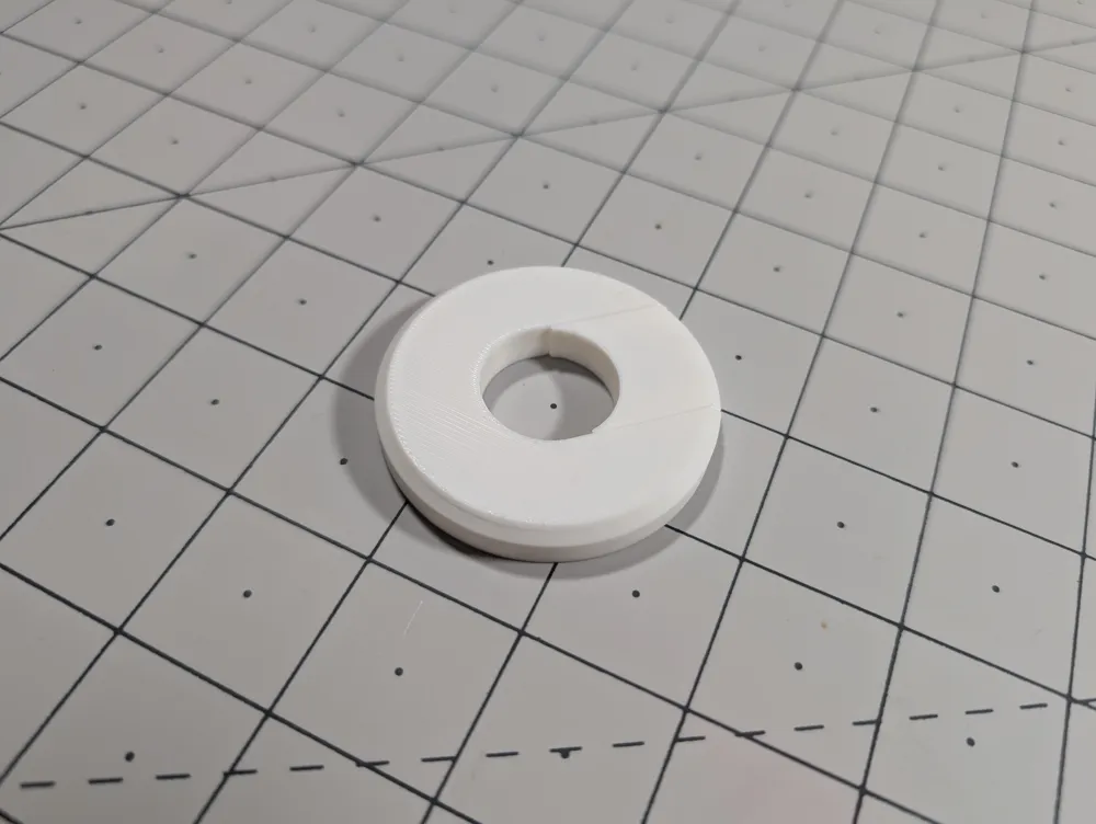 Split Flange Snap-On Escutcheon for 3/4" PEX Pipe - Free 3D Print Model ...