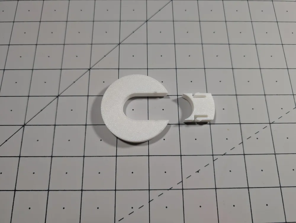 Split Flange Snap-On Escutcheon for 3/4" PEX Pipe - Free 3D Print Model ...