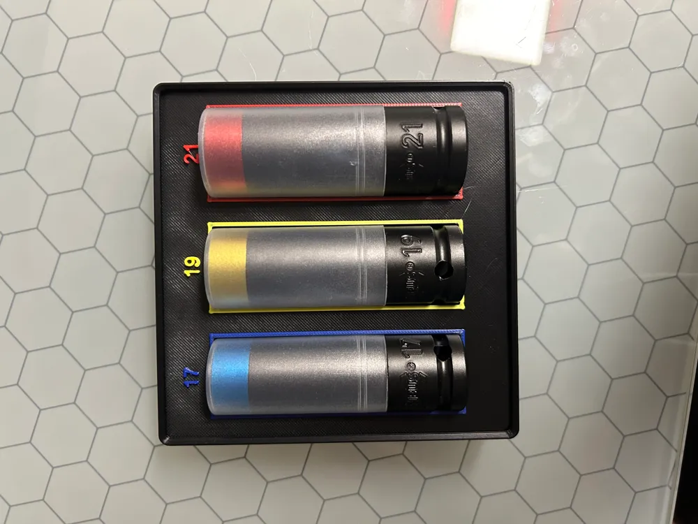 Gridfinity Impact Wheel Sockets Inbus and Other by Vergaser Zentrum ...