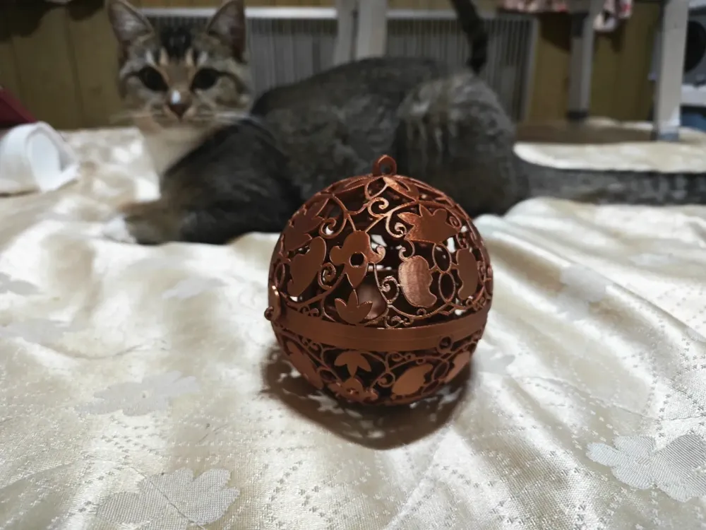 Tang Dynasty Grape Flower and Bird Pattern Silver Incense Burner by ...