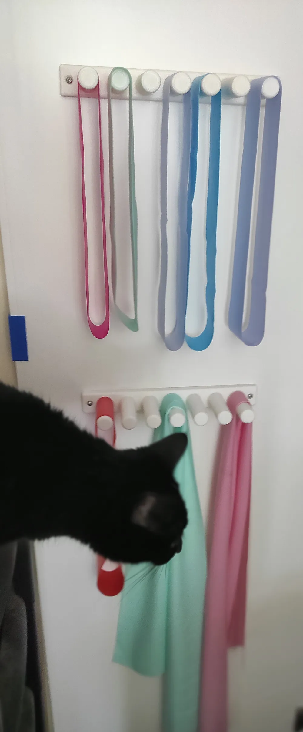 Mini Band Hanger – rack for mini resistance bands - Free 3D Print Model ...