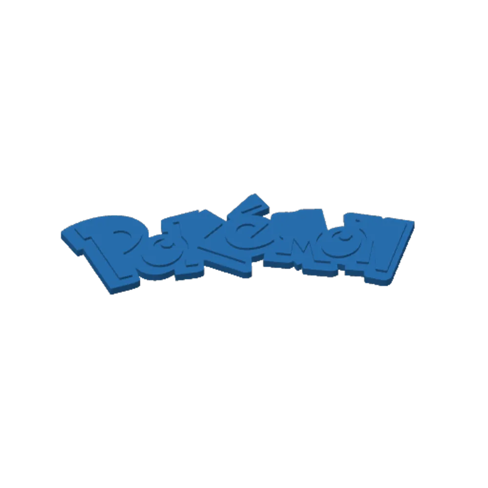 Pokemon 3D Logo by jarvizar MakerWorld: Download Free 3D Models