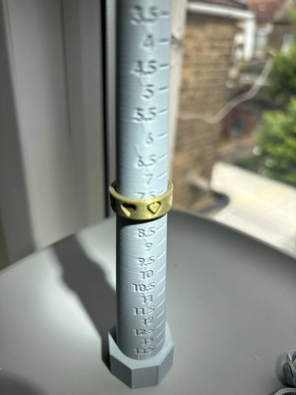 Ring with heart pattern by AT - MakerWorld