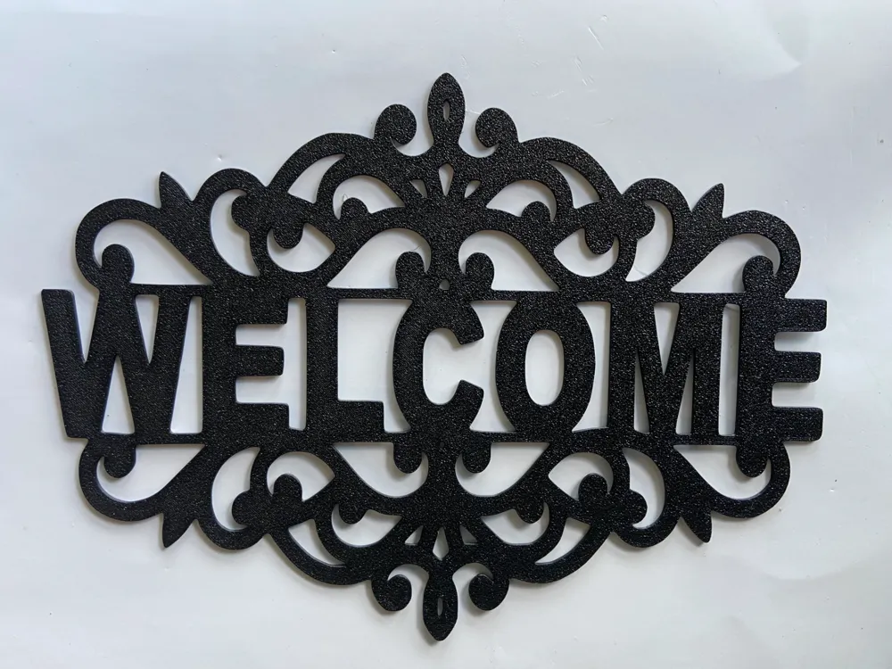 Welcome wall art by Morganja MakerWorld: Download Free 3D Models