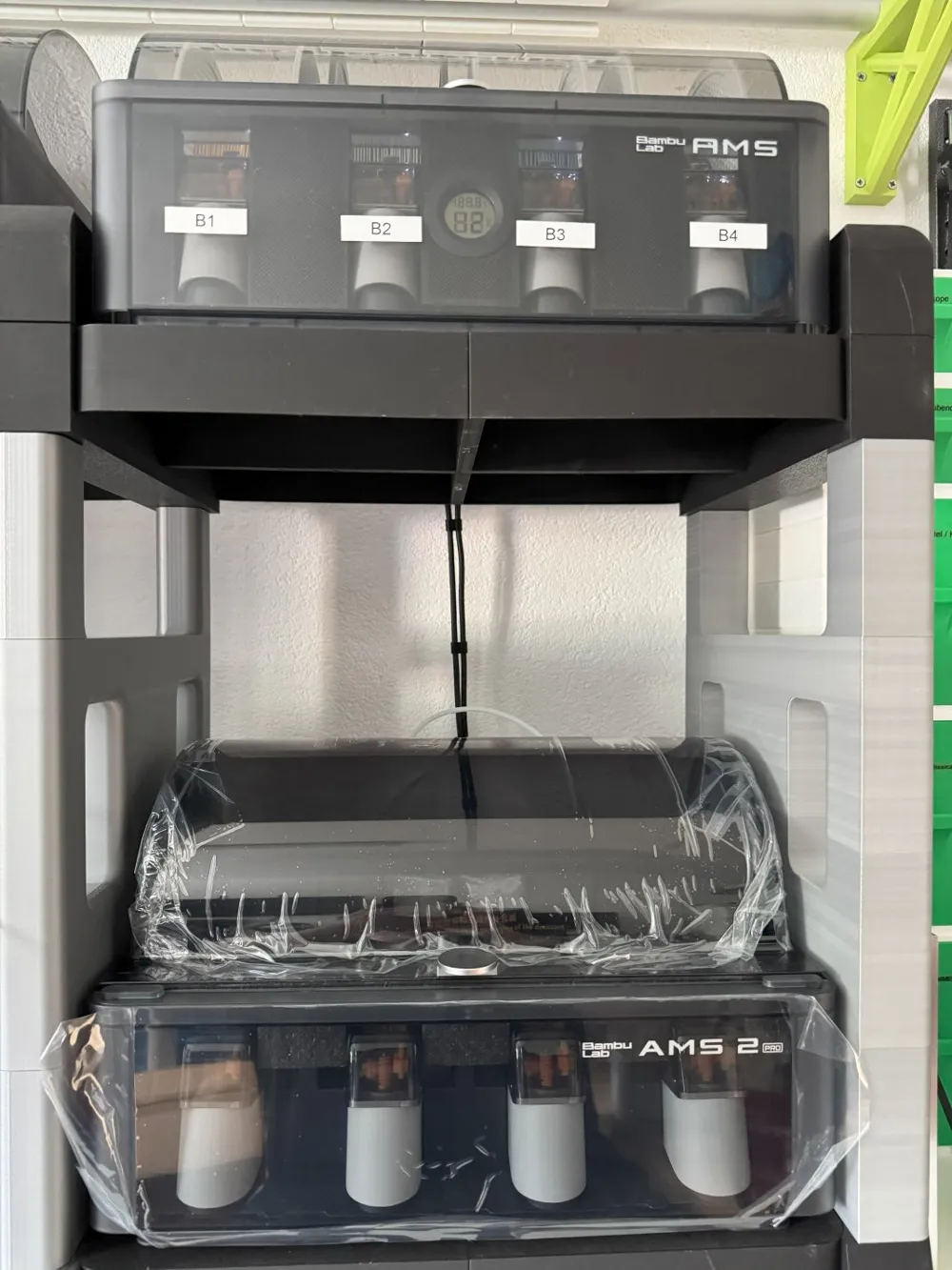 Bambu Lab AMS/AMS 2 Pro - Dual/Quad/Multi Shelf - Free 3D Print Model ...