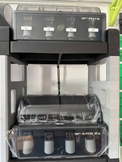 Bambu Lab AMS/AMS 2 Pro - Dual/Quad/Multi Shelf by Piddey MakerWorld ...