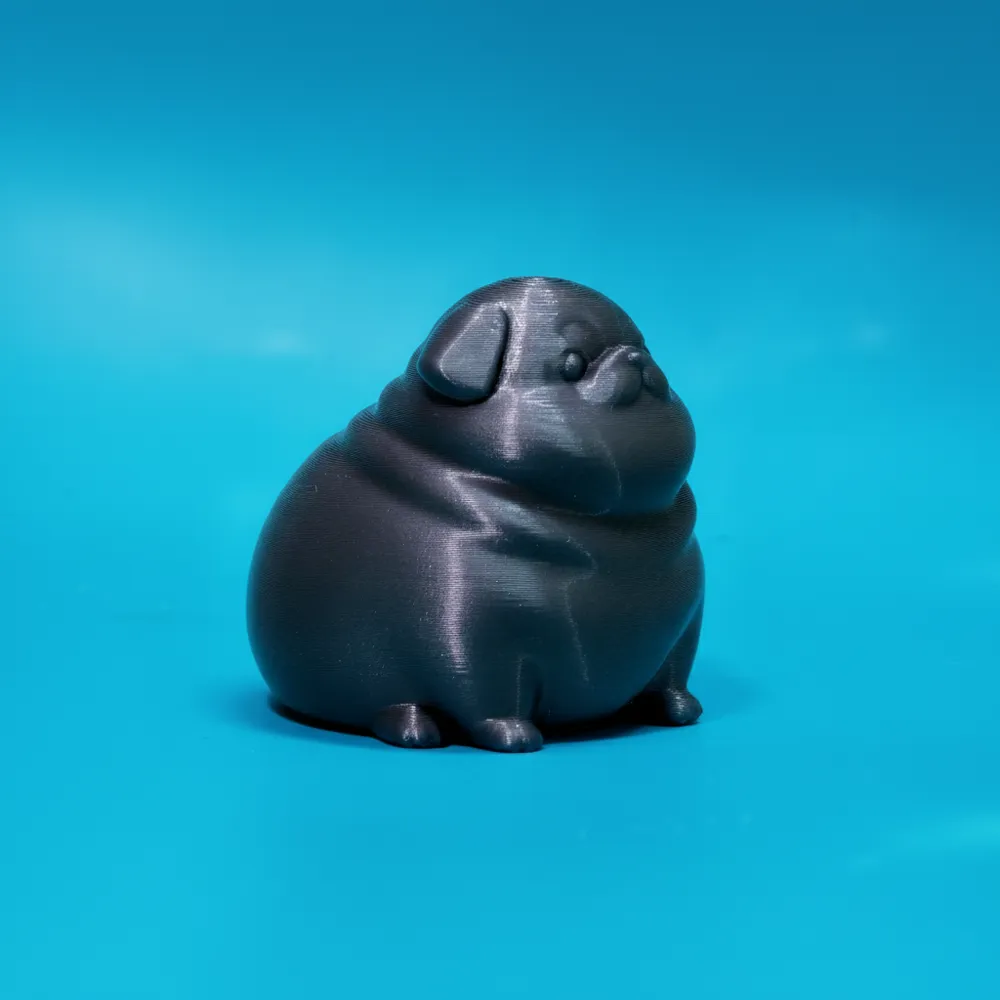 Cute Chonky Pug - Free 3D Print Model - MakerWorld