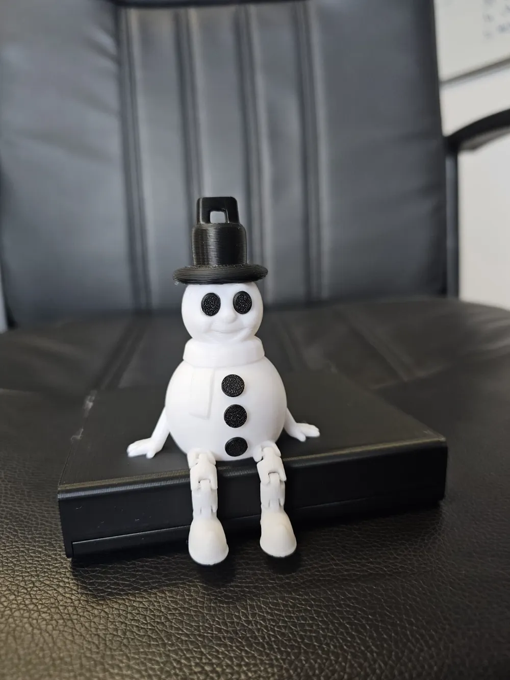 Snowman with flexible legs - Christmas Decoration - Free 3D Print Model ...