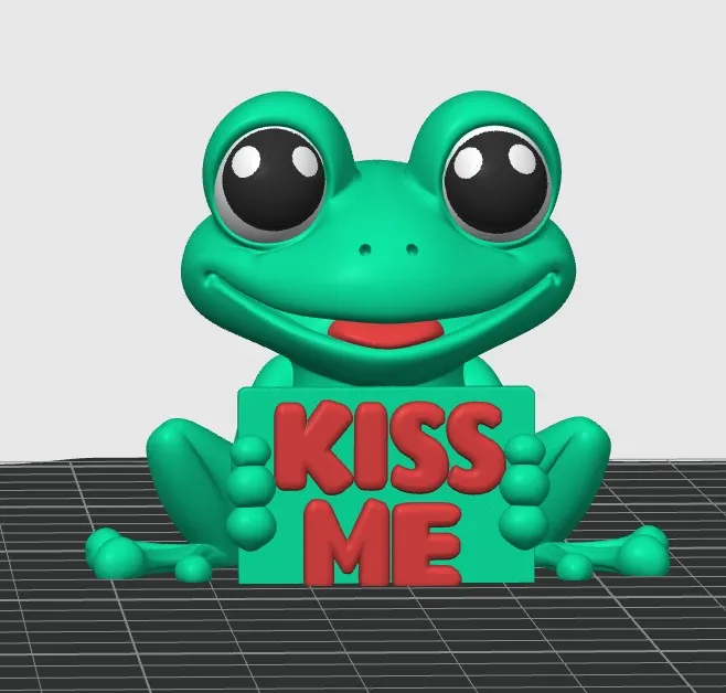 Frog_Kiss_me - Free 3D Print Model - MakerWorld
