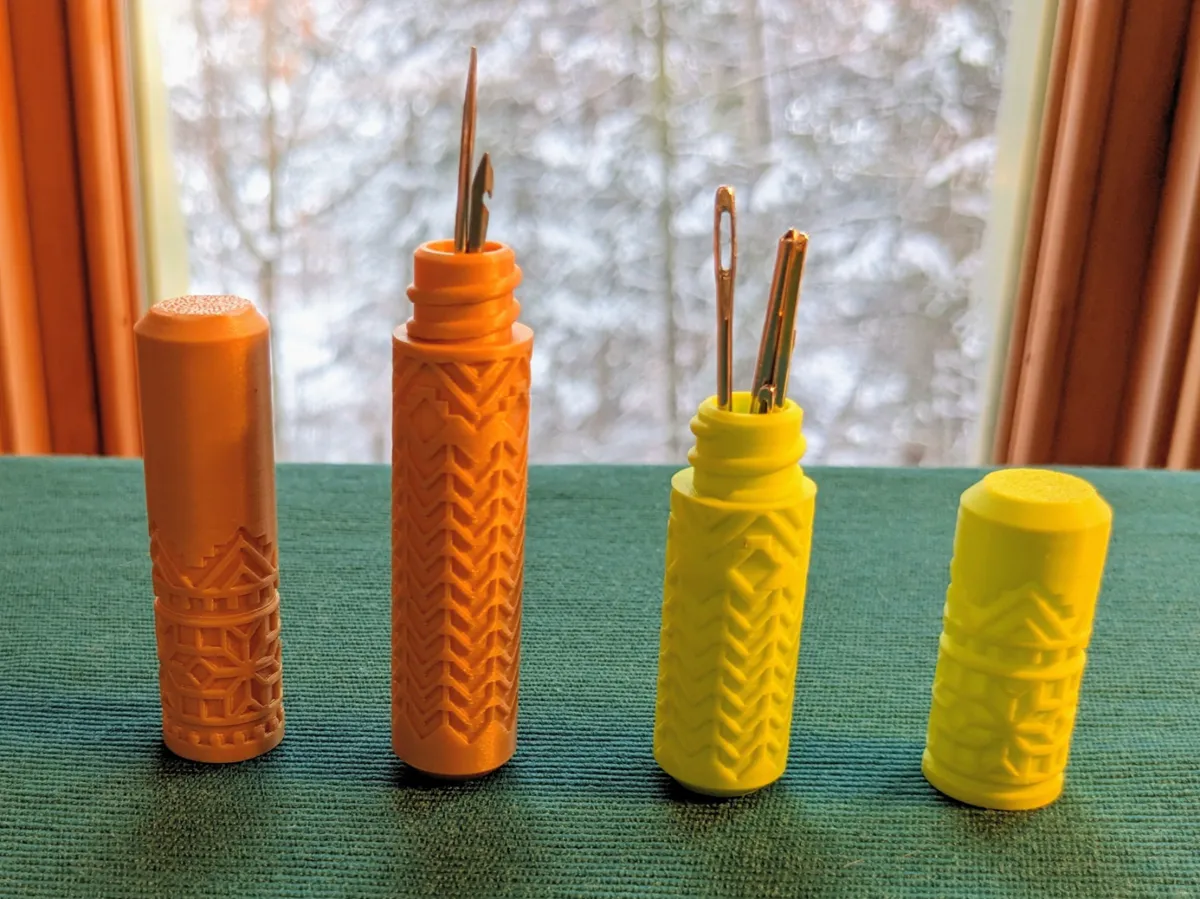 Schneeflocken-Filznadel-Etui – Kostenloses 3D-Druckmodell – MakerWorld