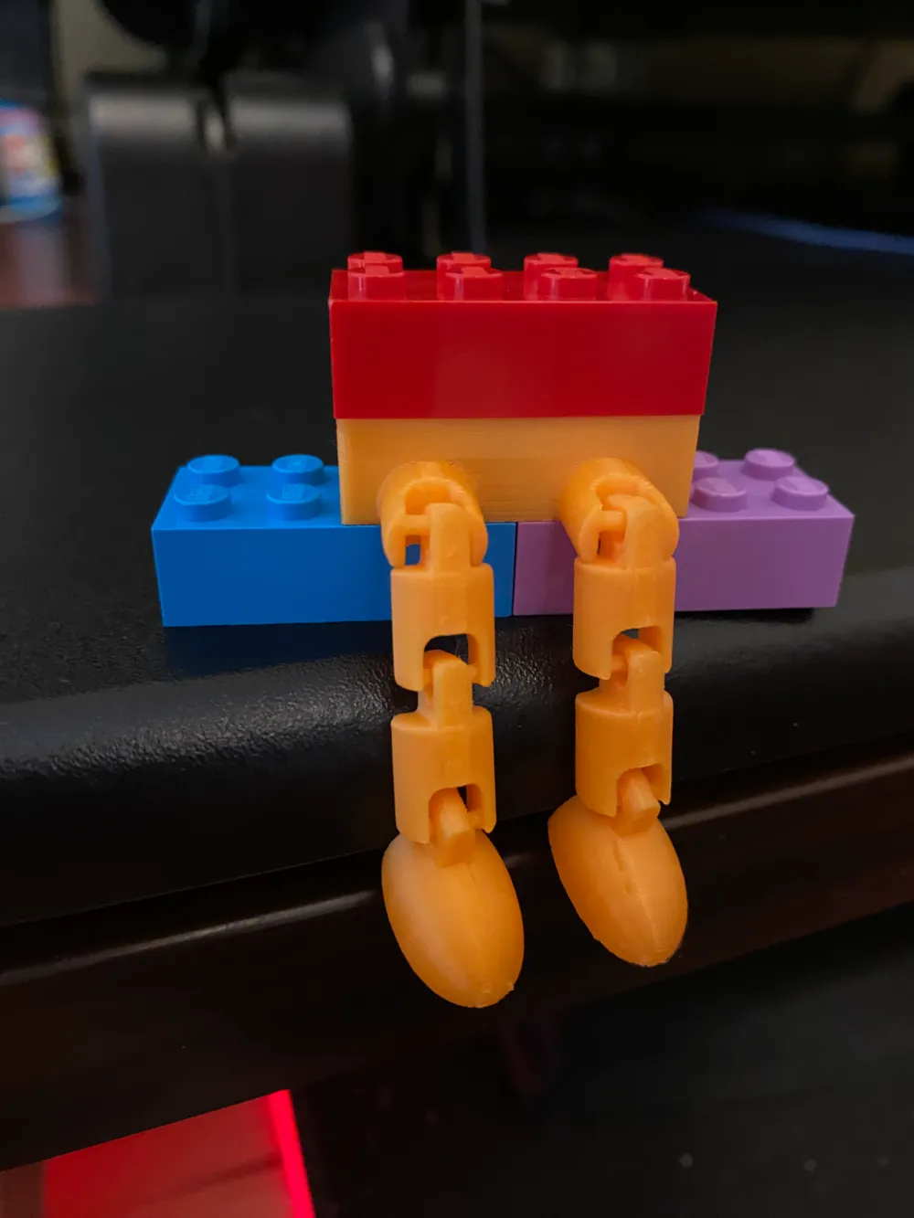 Articulated Stackable Brick Buddy (2x4) by Welch’s 3D Prints MakerWorld ...