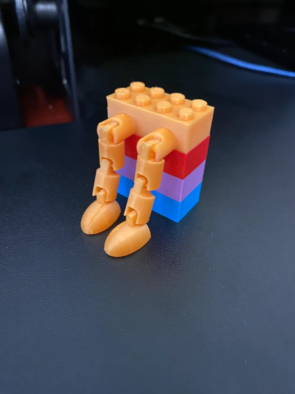 Articulated Stackable Brick Buddy (2x4) by Welch’s 3D Prints MakerWorld ...