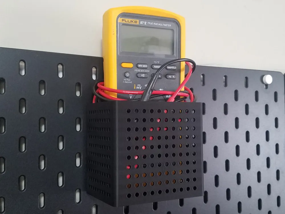 Skadis Large Container holds Fluke 87V Multimeter by user_26396352 ...