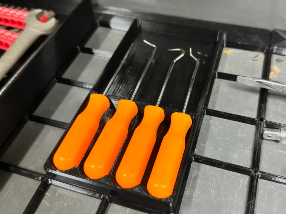 Gridfinity HF Mini Pick and hook set organizer - Free 3D Print Model ...