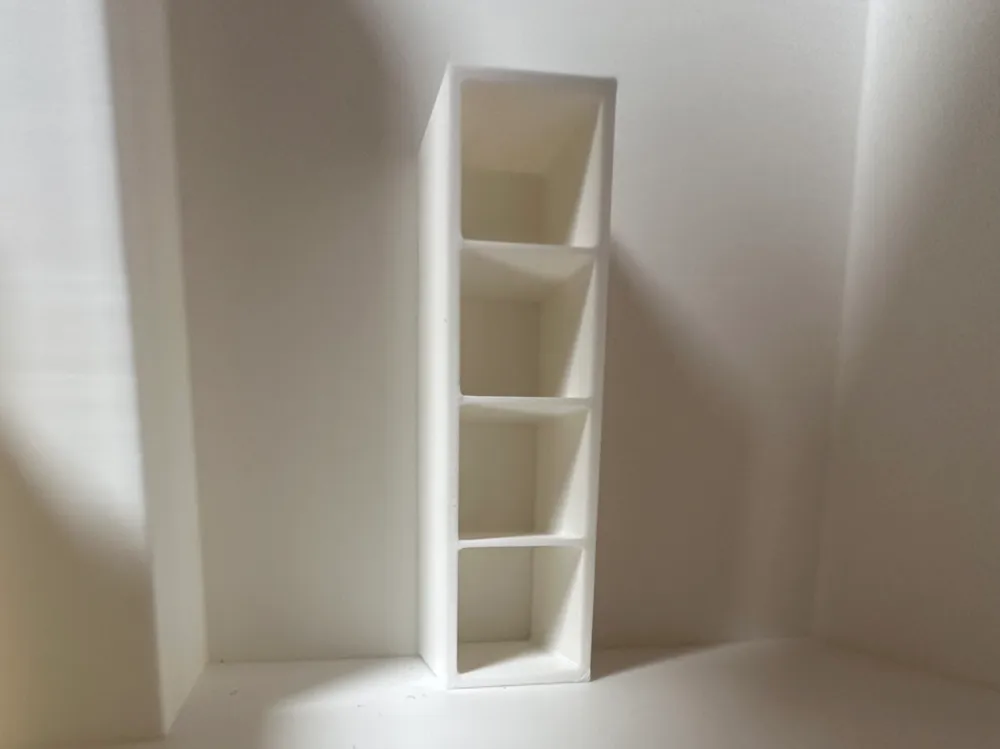 Cube shelf 4x1 1:10 (IKEA Kallax compatible) by Julkingmuc MakerWorld ...