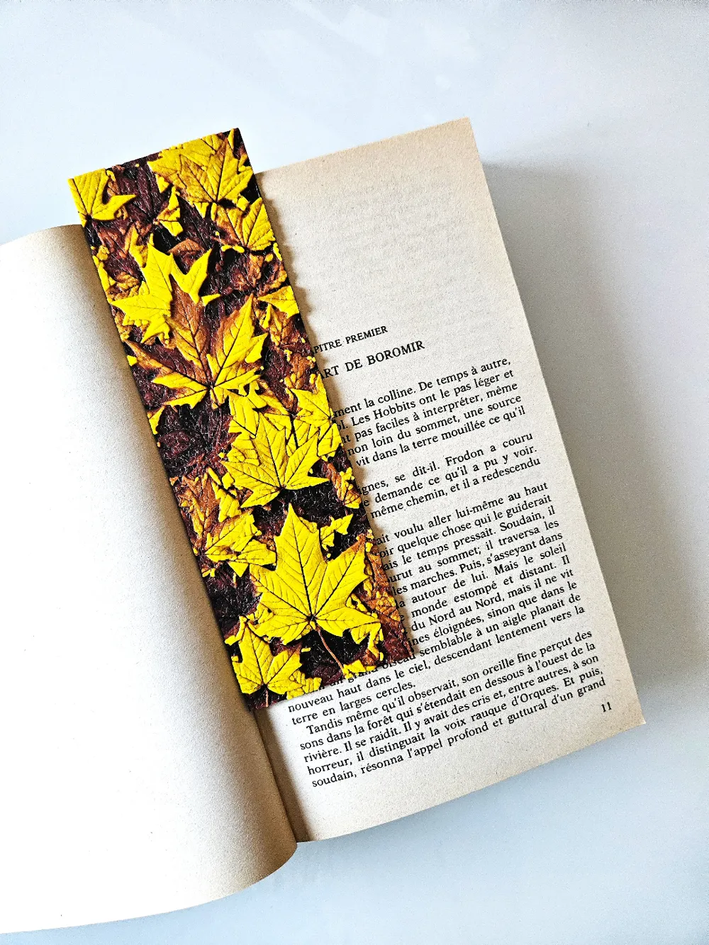 Autumn leaves bookmark - Free 3D Print Model - MakerWorld