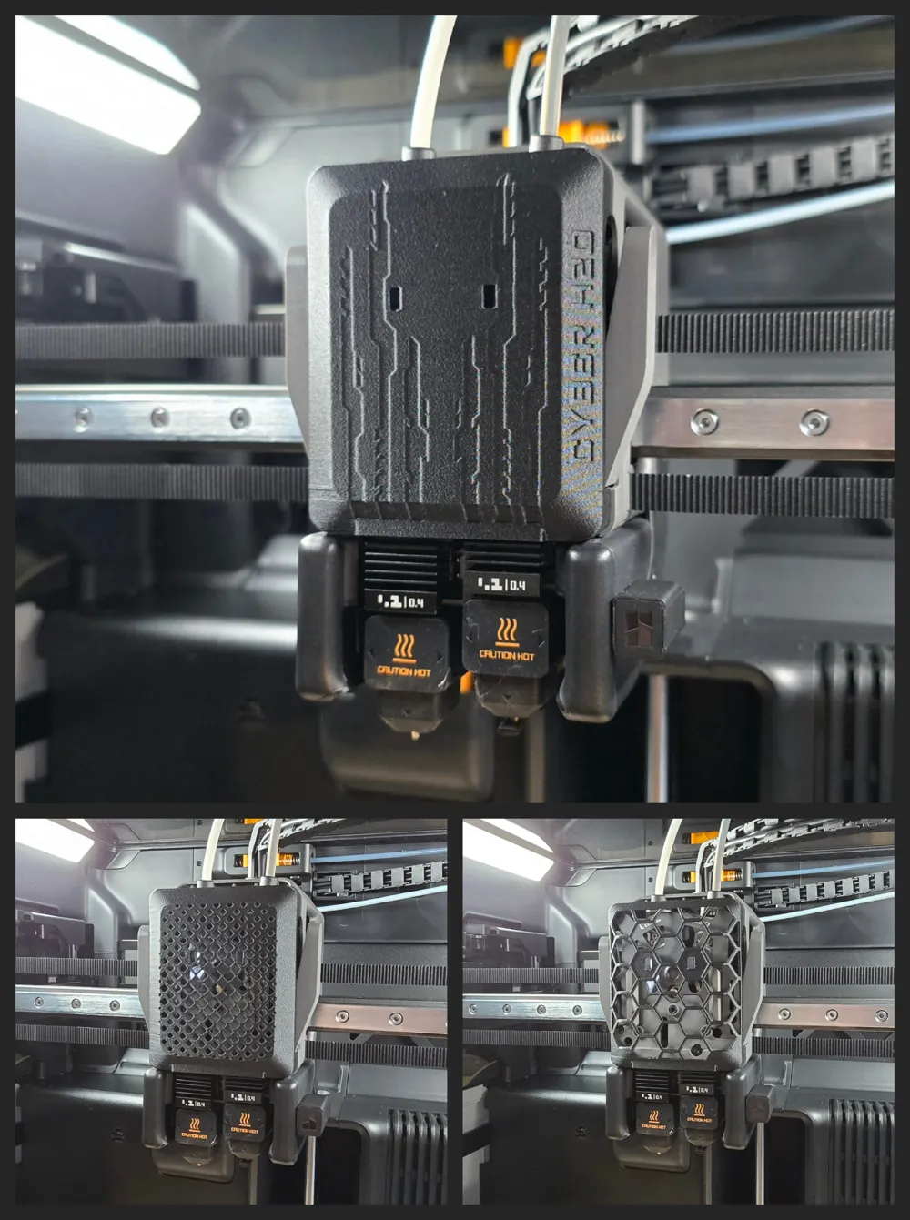 H2D Front Cover Hexagonal for Bambu Lab by PrintaLab 3D MakerWorld ...