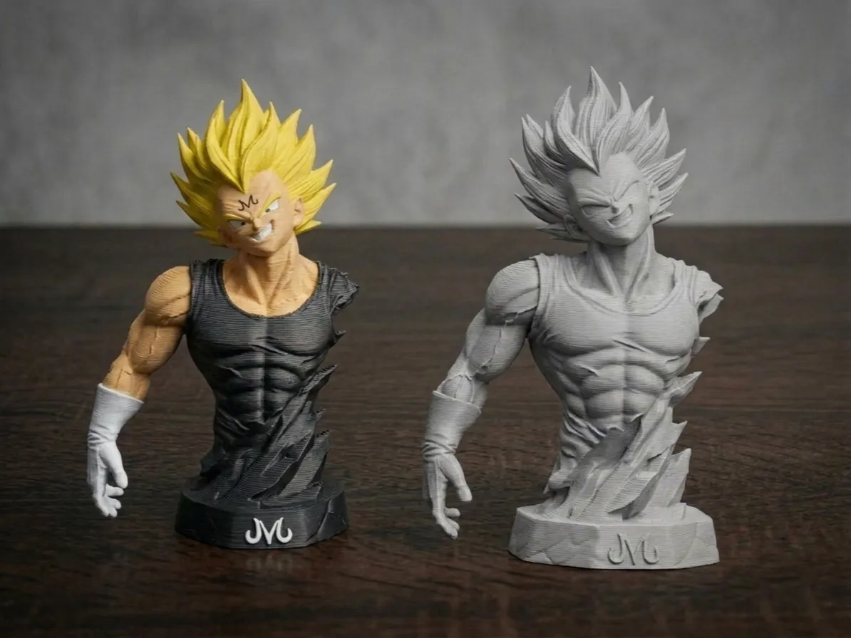 Ultimate Majin Vegeta - Detailed Anime Sculpture - Free 3D Print Model ...