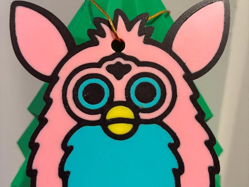 Furby Christmas ornament - Free 3D Print Model - MakerWorld